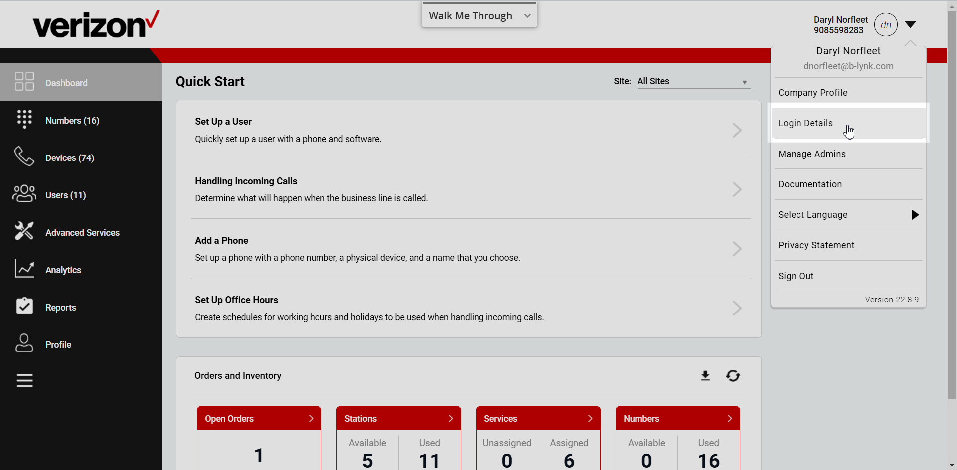 Username And Password Mobile Desktop Apps Verizon BDV Support